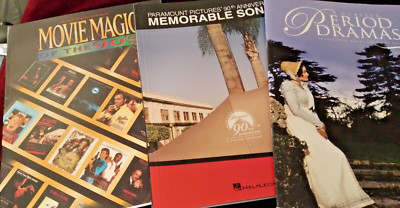 Three Movie Music Songbooks (Sheet Music) | eBay