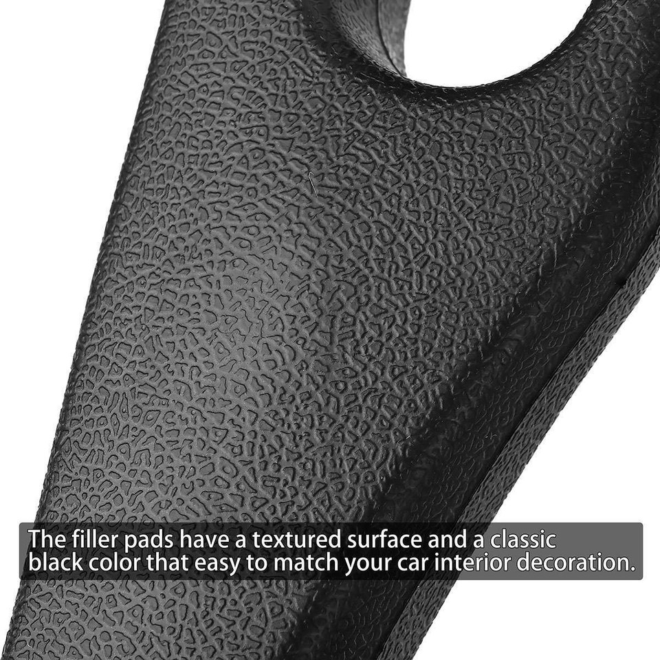 2PCS Car Seat Side Insert Plug Gap Filler Car SUV Truck Common Side Gap ...