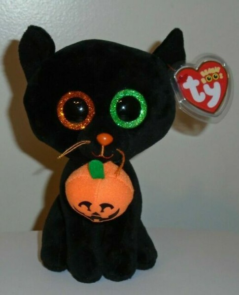 6" Shadow Beanie Boo Halloween Black Cat Plush S Ty Boos 2016 C8 for ...