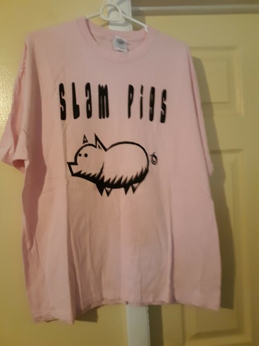 Slam Pigs Band t-Shirt Pink Men's XL Free Shipping | eBay