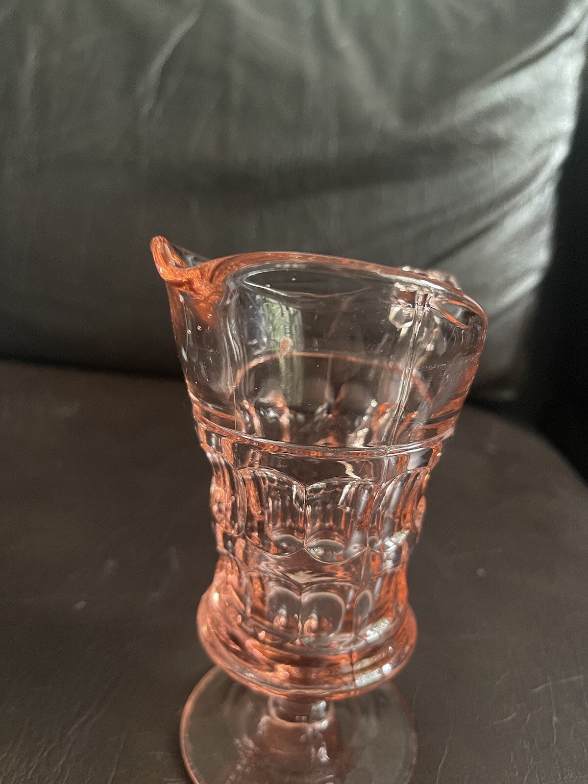 Vintage 1930’s Cambridge Martha Washington Glass Creamer Thumbprint ...