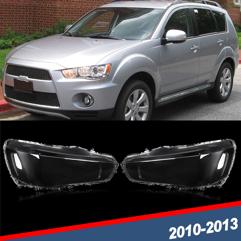 For 2010-2013 Mitsubishi Outlander 2X Front Headlight Headlamp Lens ...