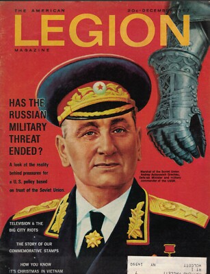 American Legion Magazine December 1967 Andrey Grechko Big City Riots ...