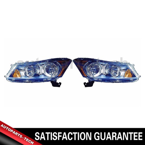 2x DEPO Headlight Assembly For Honda Accord 2008 2009 2010 2011 2012 | eBay