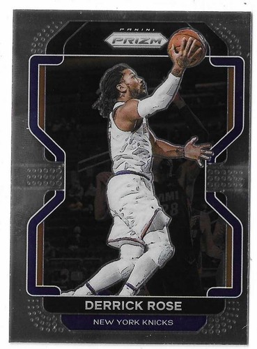 2021-22 Panini Prizm Basketball Derrick Rose Card #82 New York Knicks ...