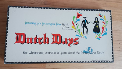 Dutch Days Board Game created by Avalon Hill games for Heidi House 1960 ...