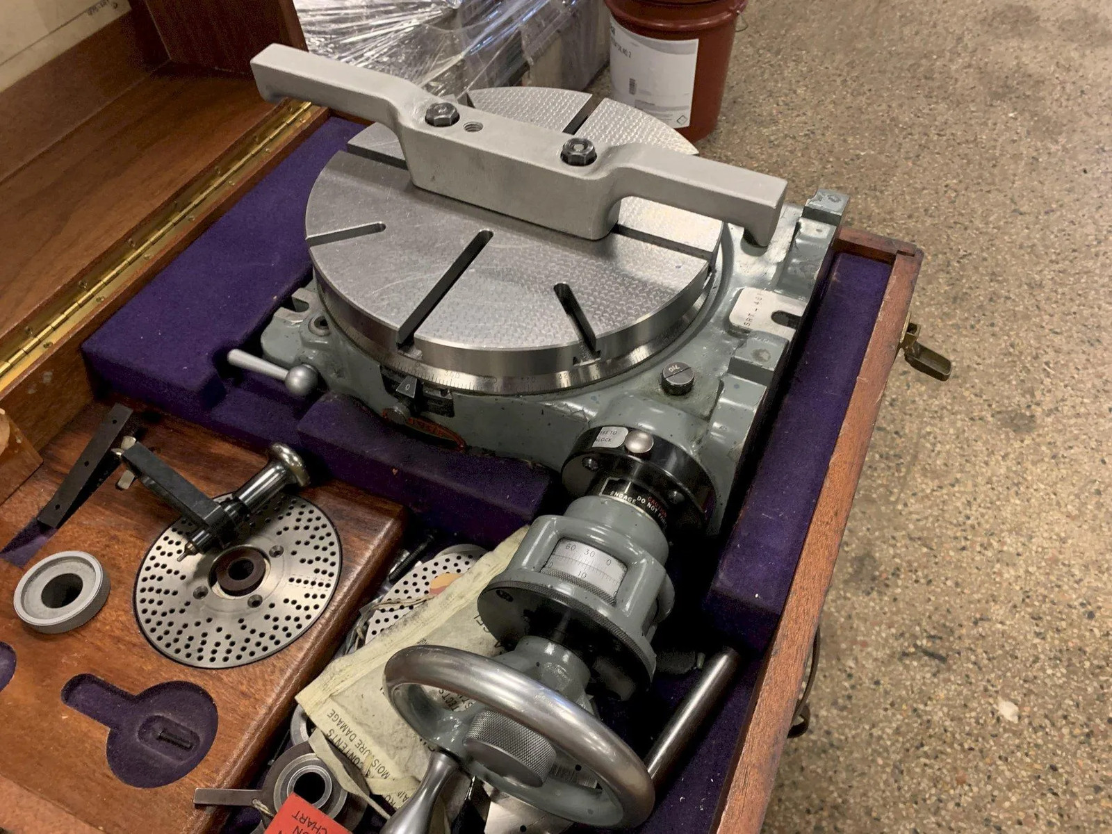 11" Moore Precision Horizontal / Vertical Manual Rotary Table, S/N SRT ...