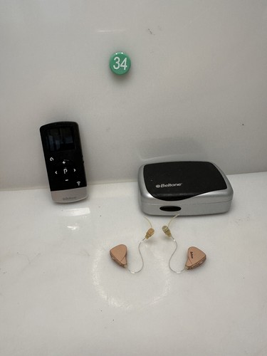 2X Beltone PSE963-DRW RIC hearing aids left and right sides with Remote ...