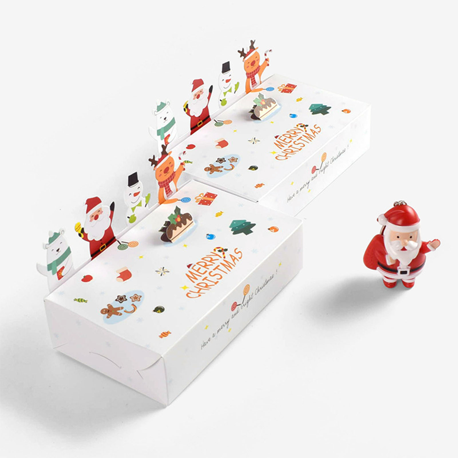 Christmas Cookie Box Treat Boxes For Gift Giving, Kraft Christmas Food ...