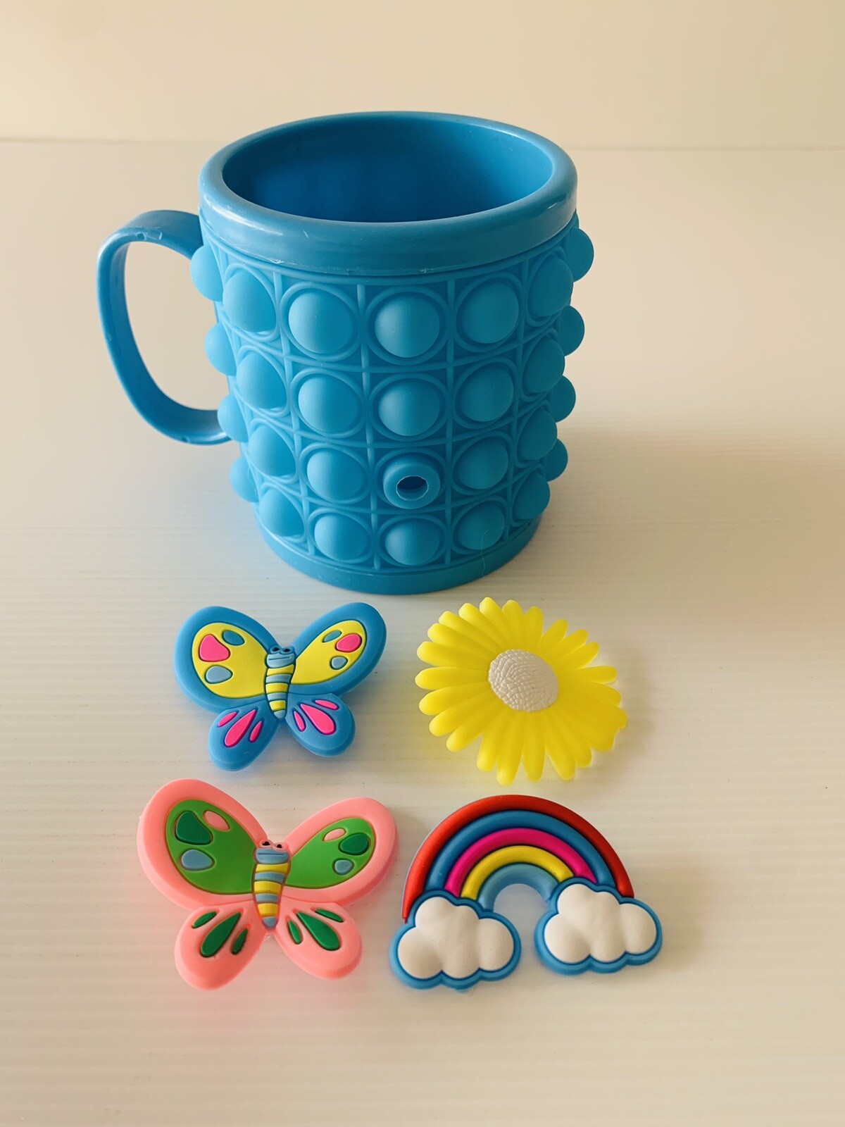 2 X Fidget Push Pop Fidget Mugs - New - Sensory Anti Stress Drinking ...