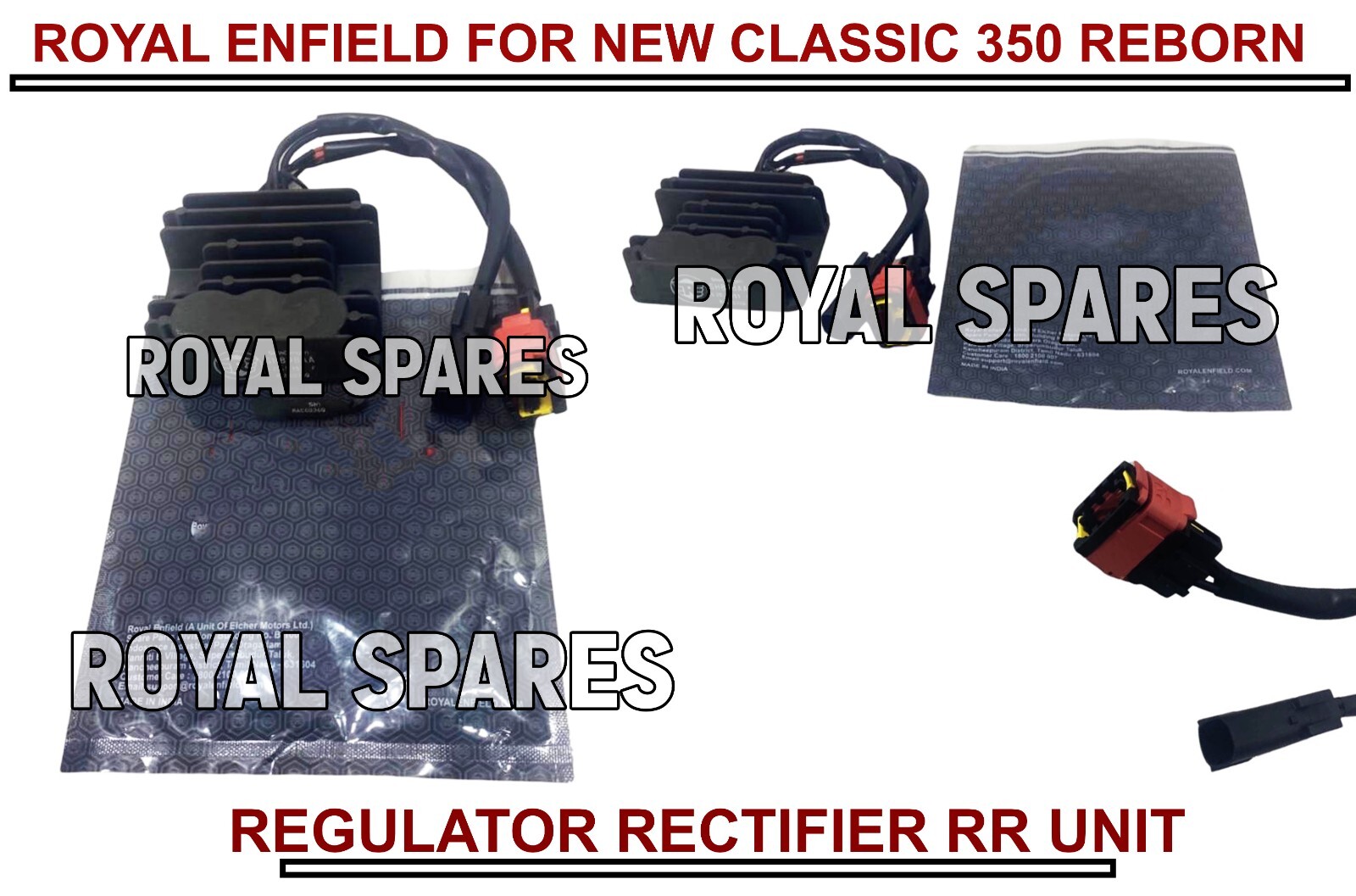 "REGULATOR RECTIFIER RR UNIT" Fit For Royal Enfield NEW CLASSIC 350 ...