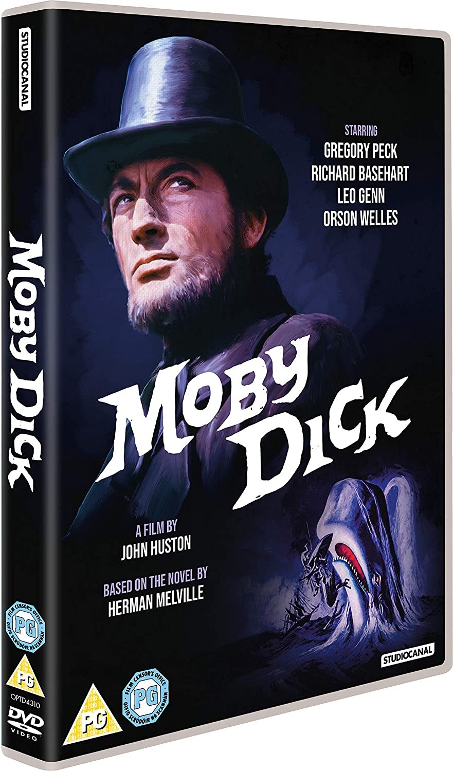 Moby Dick (DVD) Gregory Peck Richard Basehart Leo Genn Orson Welles | eBay