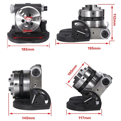 Small Indexing Head Micro Horizontal Universal High Precision Indexing ...