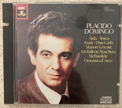 Placido Domingo - Operatic Arias & Duets CD 1986 UK PRESS Cut in the ...