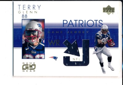 2001 Upper Deck Game Gear Game Jerseys Terry Glenn #TG-J | eBay