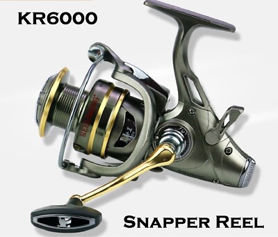 Snapper Reel Fishing Reel KR6000 Spinning Reel 15kg Drag Australian ...