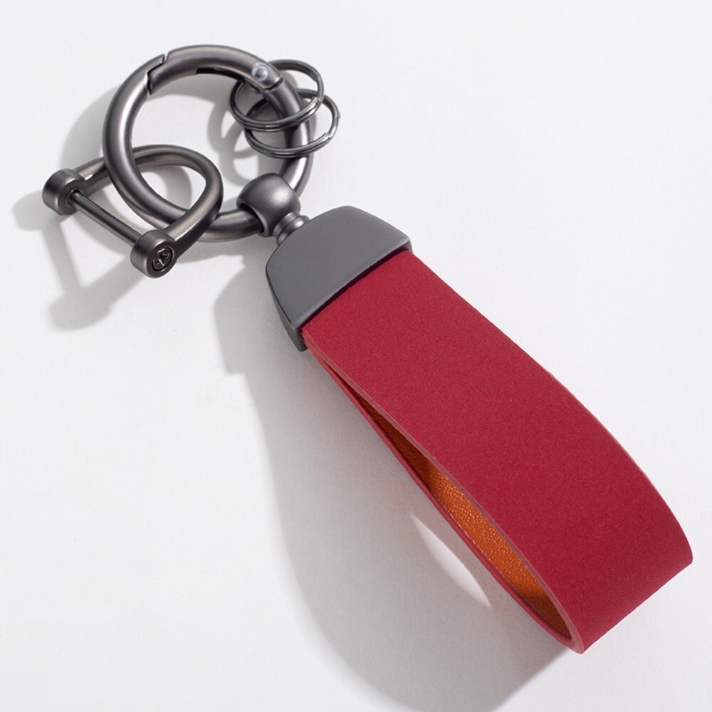 Zinc Alloy Car Keychain Vintage Leather Key Ring Keys Holder Men and ...