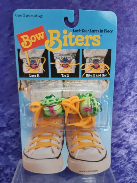 Vintage Bow Biters Character Shoe Lace Locks - Old Stock (1987) for ...