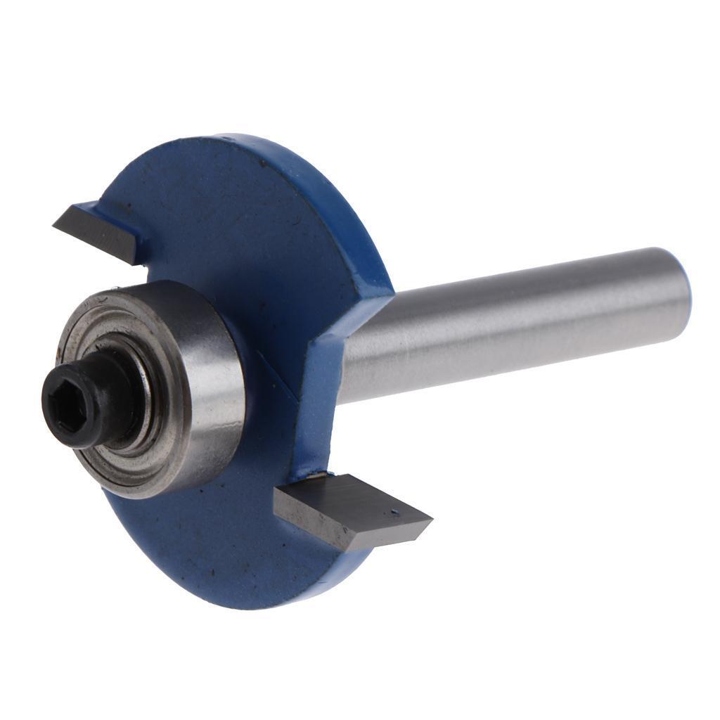 1/4'' Shank Biscuit Cutter Router Bit With Bearing Woodworking Power ...