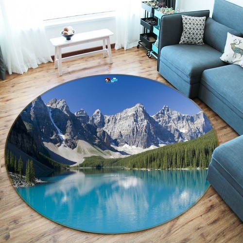 3D Mountains And Lakes NAO3921 Game Rug Mat Elegant Photo Carpet Mat ...