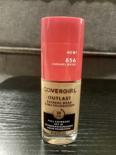 COVERGIRL Foundation, Outlast Extreme Wear 3-in-1 Full Coverage, EXP 22 ...
