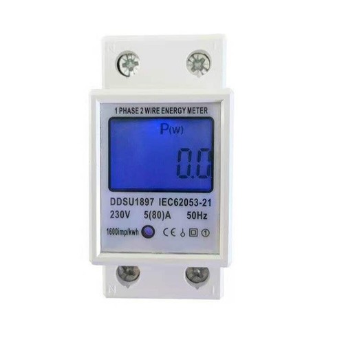 New Energy Meter Electricity Meter LCD Display Type Household 220V | eBay