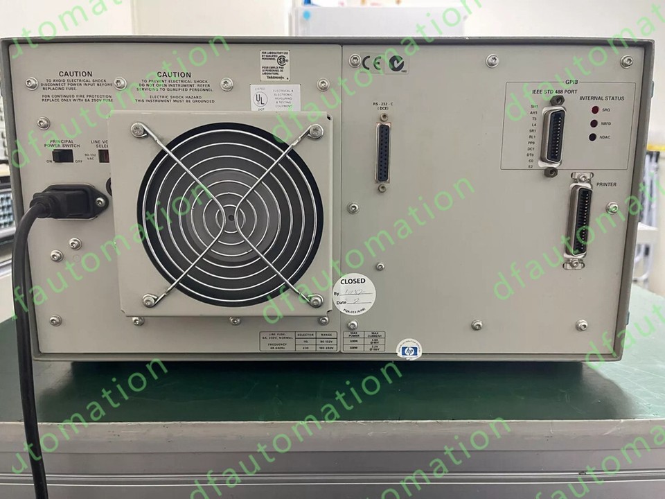 Tektronix 11801C Oscilloscop; Digital Storage, 50 GHz, 1 GS/s, 8 Chs PM ...