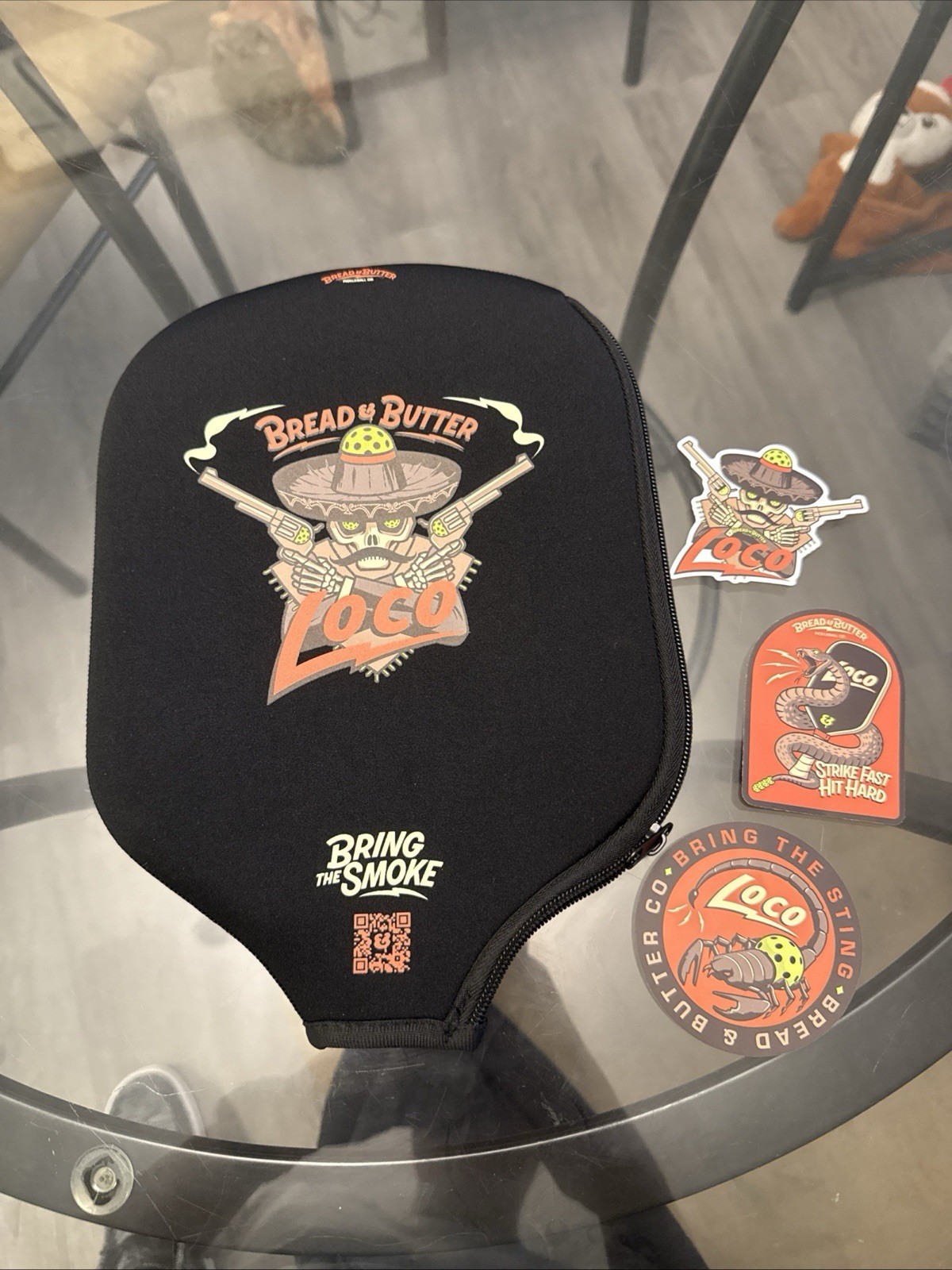 Bread And Butter Loco Hybrid Pickleball Paddle Cover - Cover Only And ...