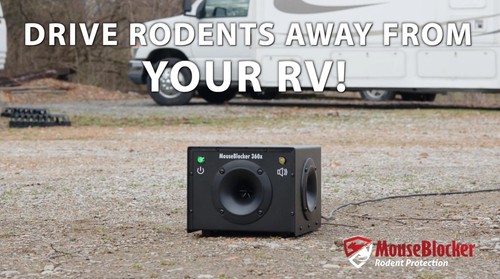 360 Outdoor Rodent Deterrent High Powered, Whisper Quiet Mouse Blocker ...