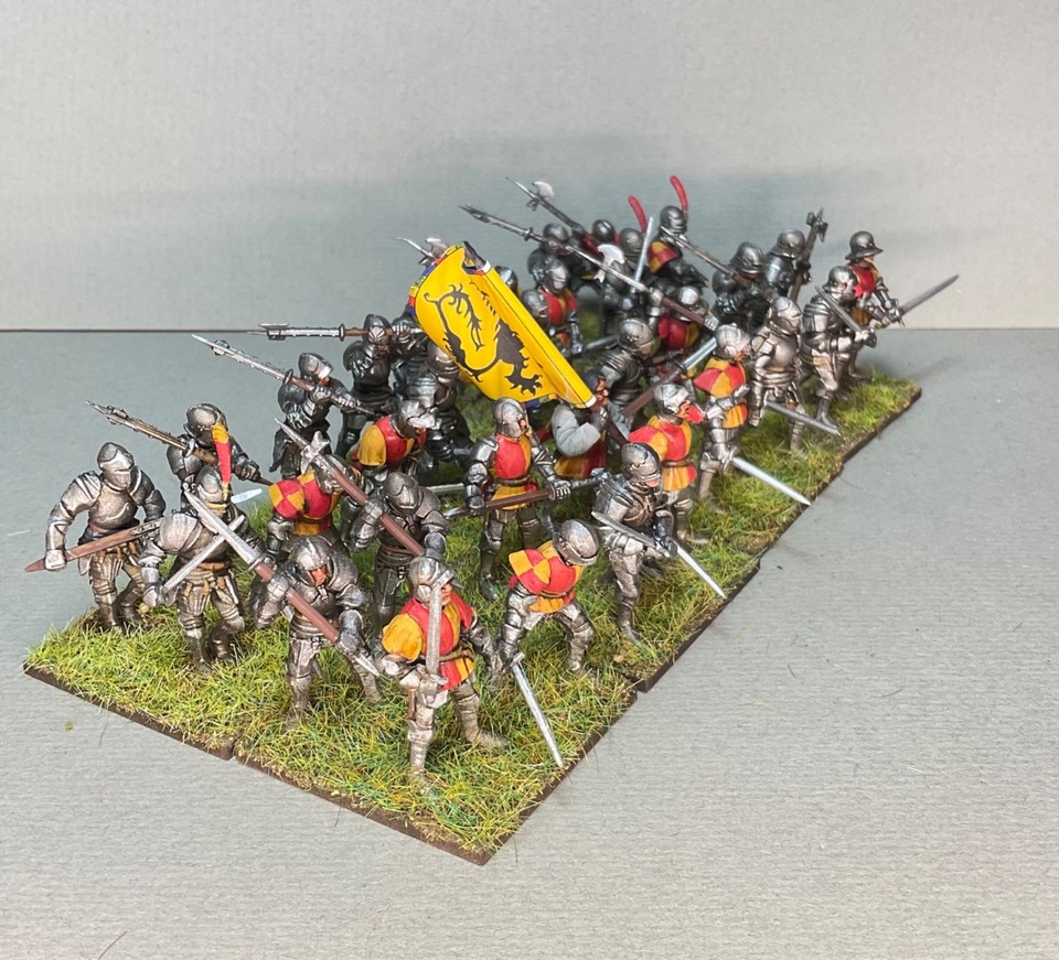 Perry Miniatures. foot knight regiment. painted 28mm | eBay UK