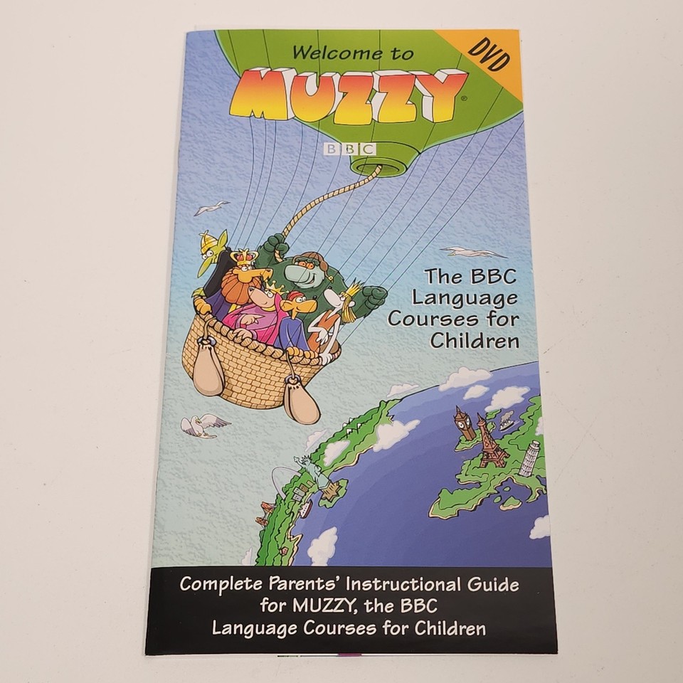 BBC MUZZY Spanish Language Video Songs Games CD-ROM DVD CD Script ...