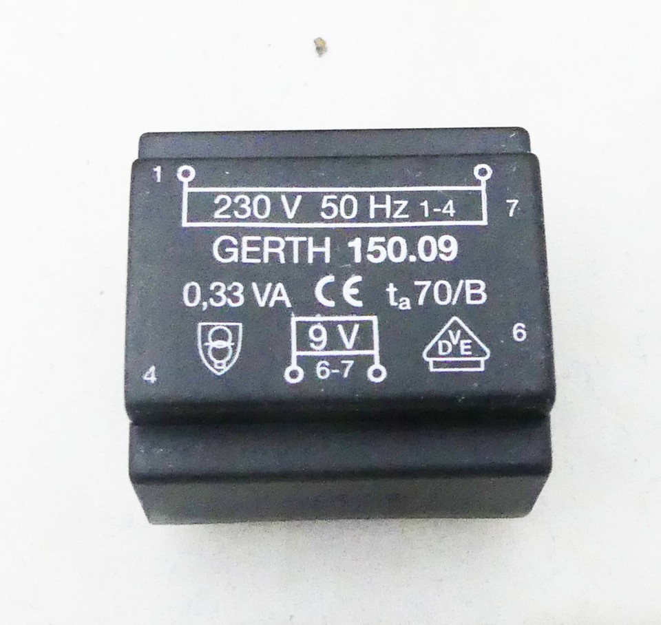 GERTH 150.09 Trafo 9V 0,33VA (50 Stück) -unused- | eBay