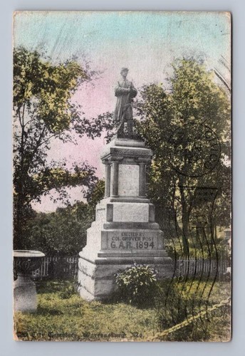 Cuvier Grover Civil War Monument ~ Warrensburg Missouri Cemetery ...