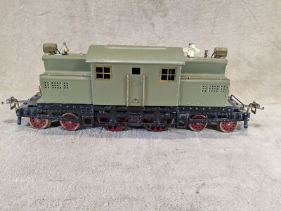 Ives Prewar Standard Gauge Green Electric Locomotive 3243 UNTESTED READ ...