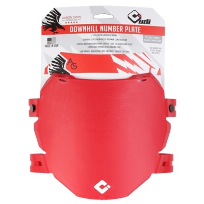 ODI Downhill Number Plate AG RED Surron SHIPS WITHIN 24 HOURS Get it ...