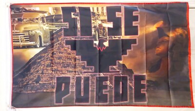 Si Se Puede 3x5 Huelga Flag Aztec Warrior UFW Pyramid Si Se Lowrider ...