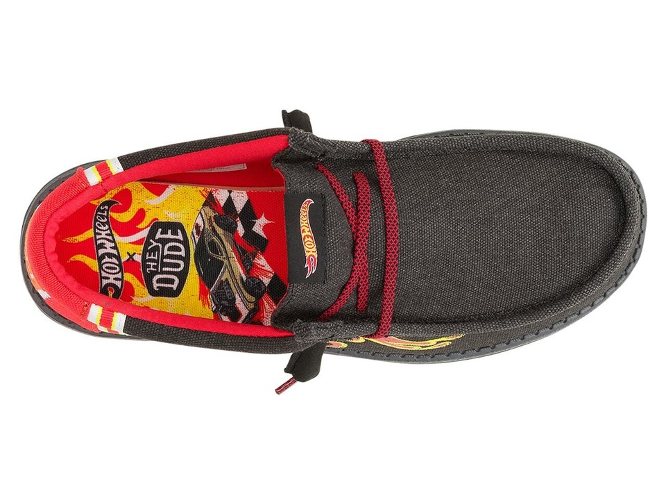 Hey Dude Wally Hot Wheels Multi Color Casual Slip On Shoes Men US Size ...