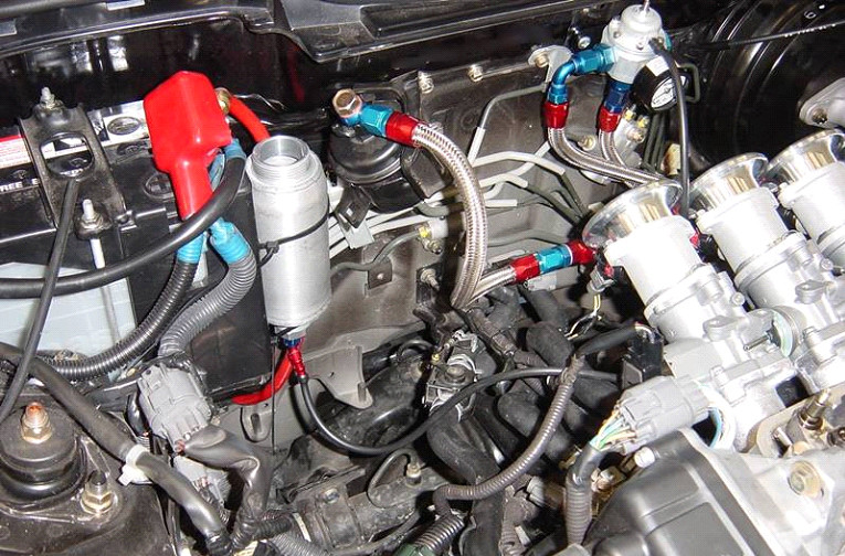 AN -8 AN8 JIC Straight Swivel Fast Flow Fuel Oil Braided Hose Fitting ...