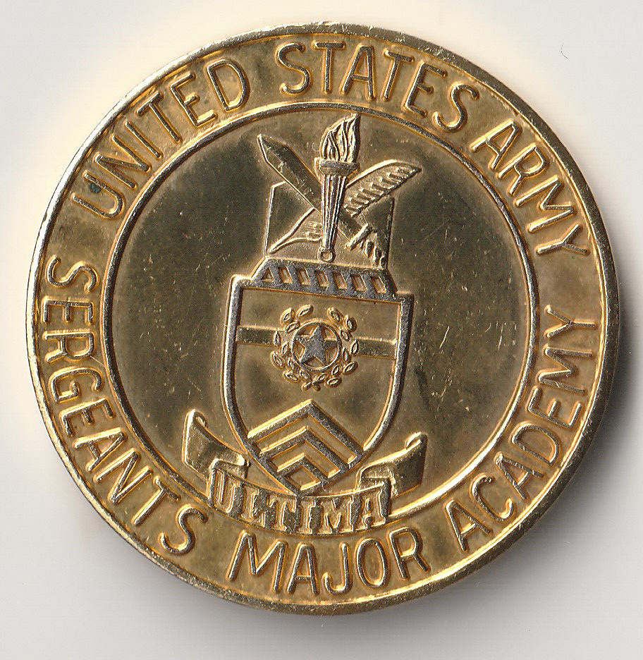 US ARMY Sergeants Major Academy CLASS XXXI 1988 Coin 1.25" DIA (Small ...