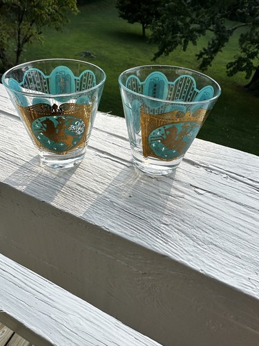 Mid Century Modern Set Of 2 Paul Revere Cocktail/ Shot Glasses Ned ...