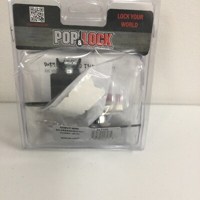 POP & LOCK PL1100 Tailgate Lock; Locks Tailgate Handle; Manual; Black ...