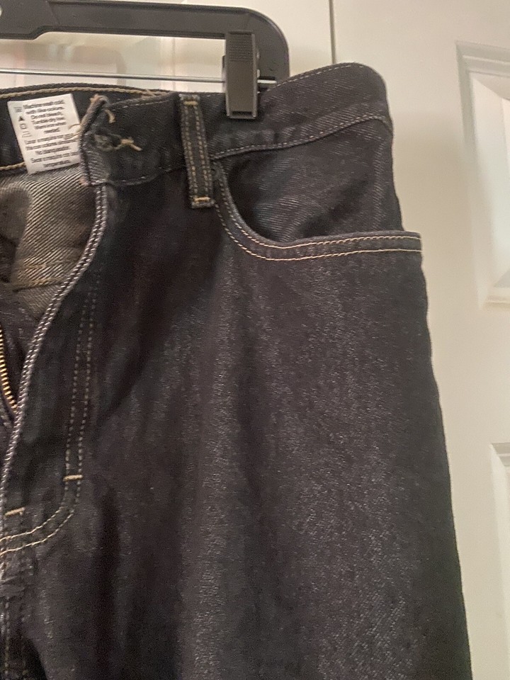 Faded Glory Jeans Men’s 36x29 Black , Relaxed Fit Tapered Leg Jeans | eBay