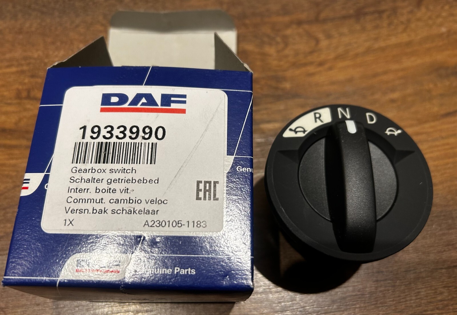 DAF XF Euro 6 Gear Select Switch 1933990 * BREAKING PARTS UK for sale ...