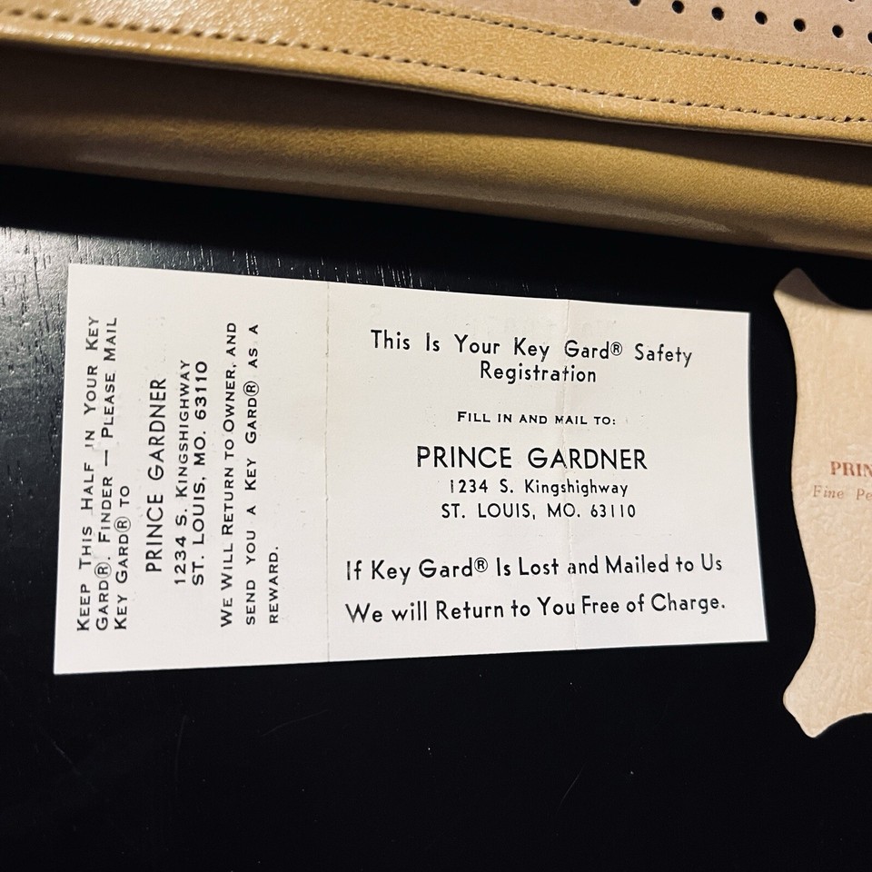 Vintage Princess Gardner Tri-Fold Wallet in Yellow Tan Leather NWOT | eBay