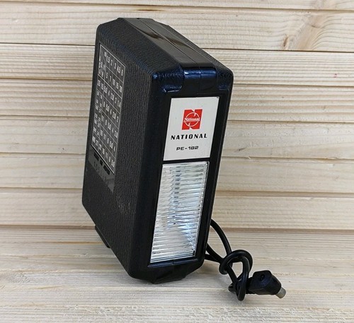 Vintage National PE-182 Electronic Flash Gun Unit for 35mm SLR Cameras ...