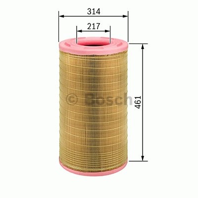 F 026 400 080 ENGINE AIR FILTER ELEMENT BOSCH NEW OE REPLACEMENT | eBay