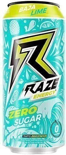 Raze Energy Zero Sugar 16 oz Cans Random Flavors (All Flavor Pack - 12 ...