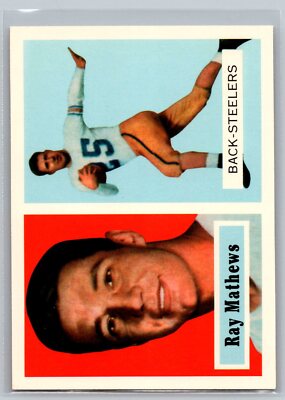 1994 Topps Archives 1957 Football #63 Ray Mathews Pittsburgh Steelers ...
