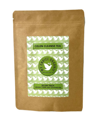 Colon Cleanse Tea Organic - My Choice Organic - 28 day pack - 85grams ...