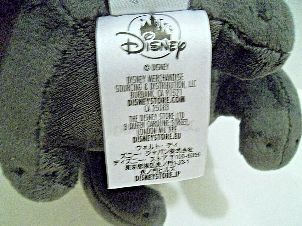 Disney Store Bingo Plush Puppy Dog Pals Pug Gray 10" Stuffed Animal ...